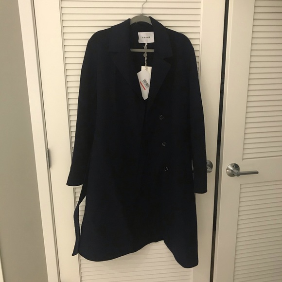 Frame Denim | Jackets & Coats | Frame Belted Wool Coat | Poshmark